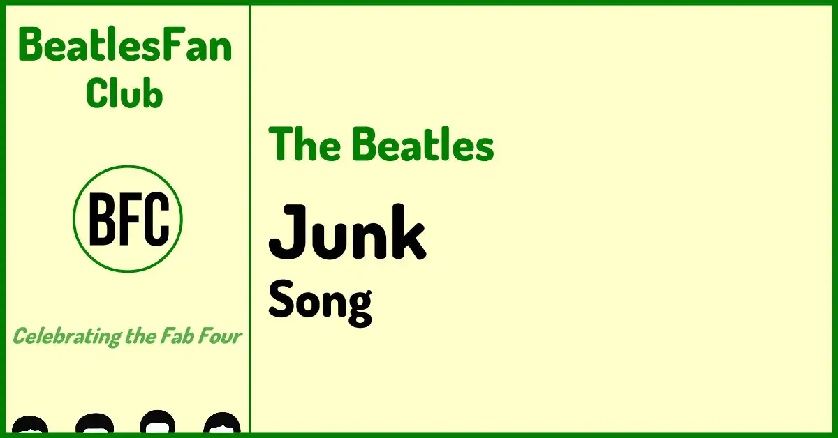 Junk - The Beatles Esher Demo (Anthology 3)
