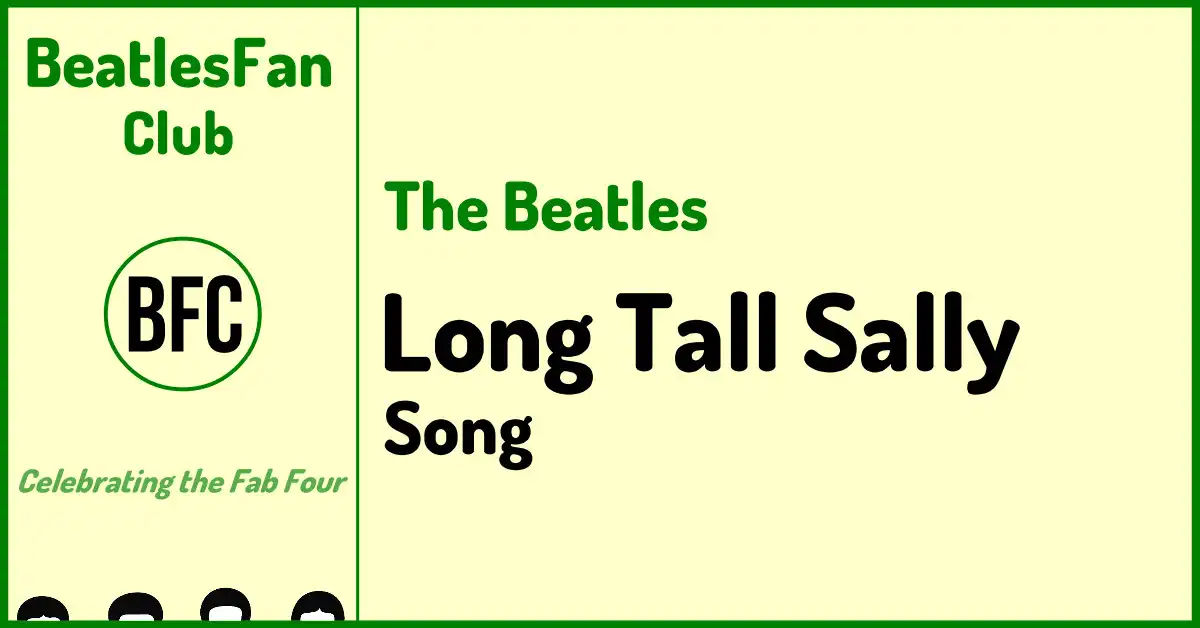 Long Tall Sally song - Beatles Cover (1964) Little Richard