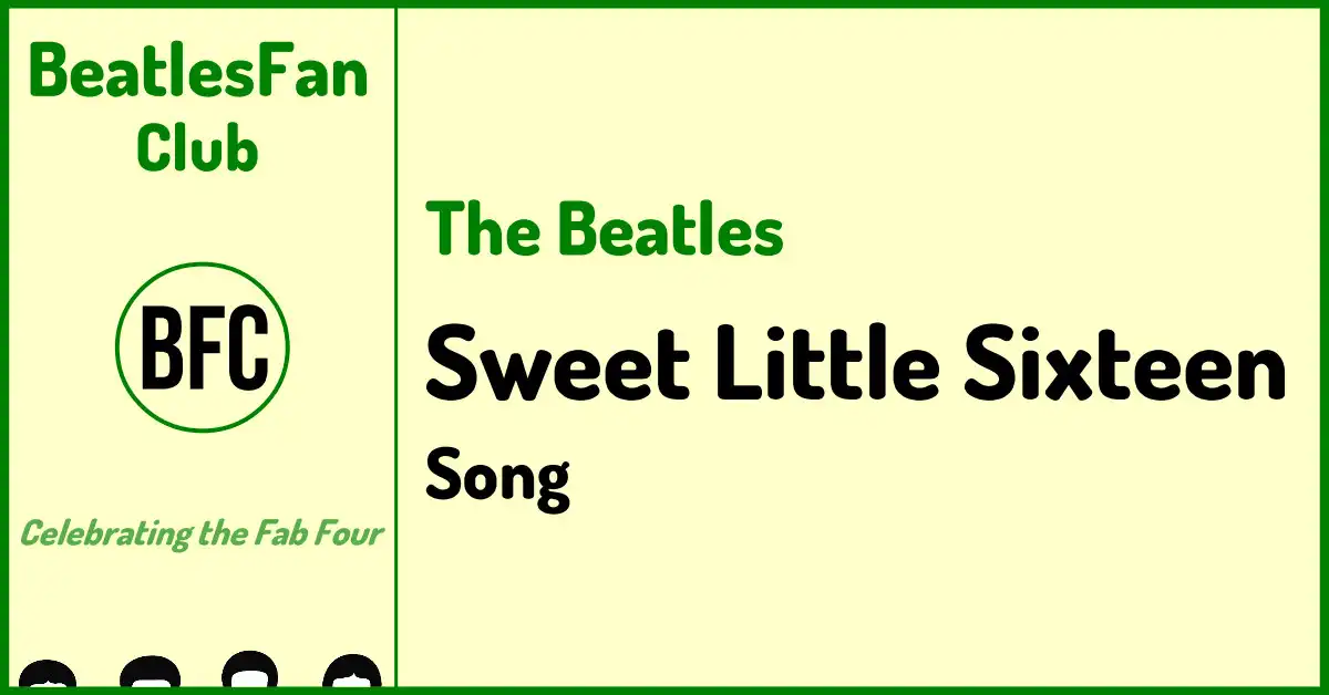 Sweet Little Sixteen: Beatles BBC Cover of the Chuck Berry Song