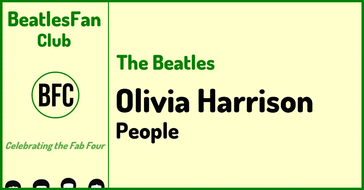 Olivia Harrison: Author And George's Legacy Keeper
